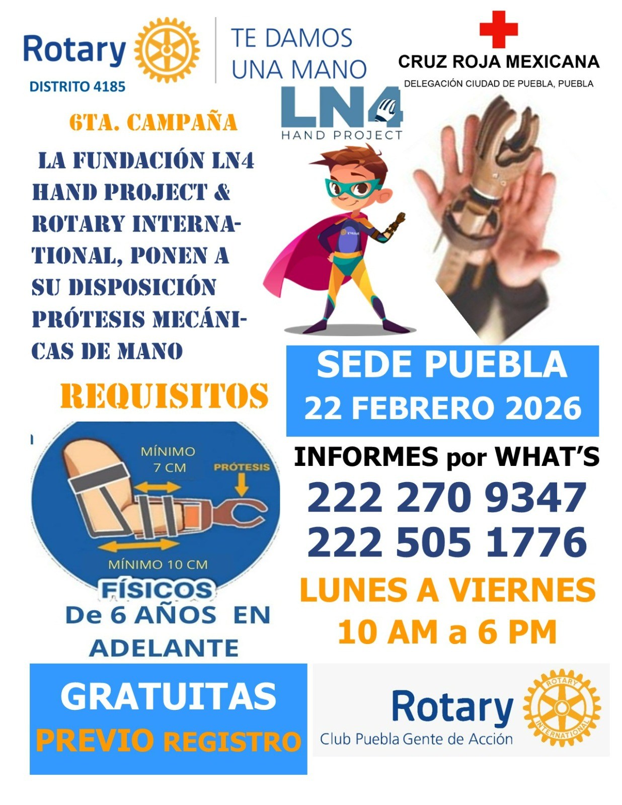 Te Damos Una Mano Mx — Prótesis de mano sin costo